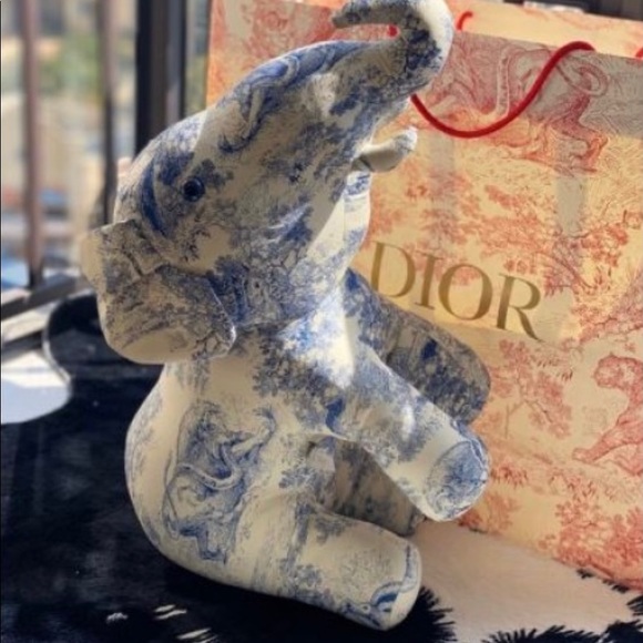 Dior | Toys | Dior Stuffed Elephant Toy | Poshmark
